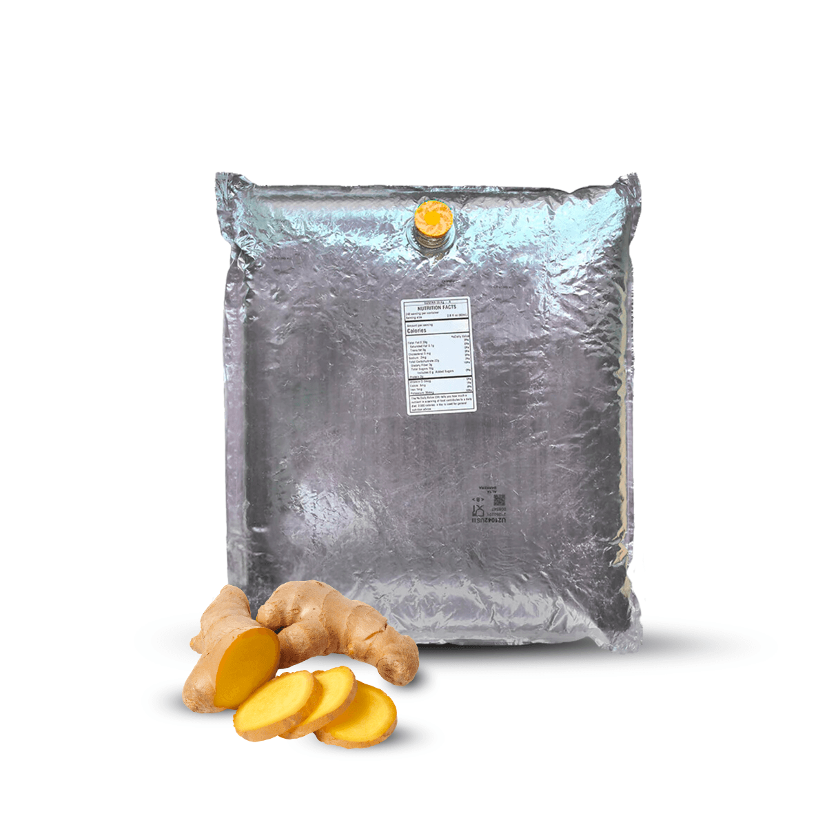 44 Lb Ginger Aseptic Fruit Purée Bag – Aseptic Fruit Purees | West Coast US
